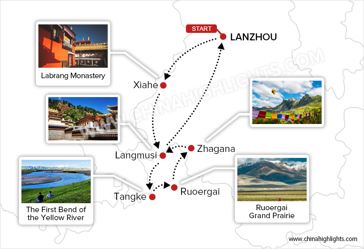 6-Day Xiahe, Langmusi and Zhagana Tour